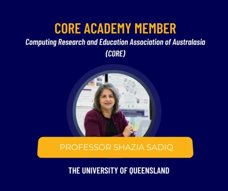 Professor Shazia Sadiq elected to the CORE Academy for 2025 | The ARC ...